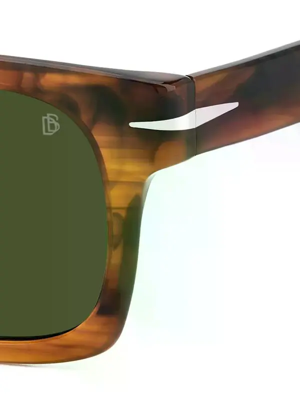DB EYEWEAR BY DAVID BECKHAM Square-frame Sunglasses - Brown