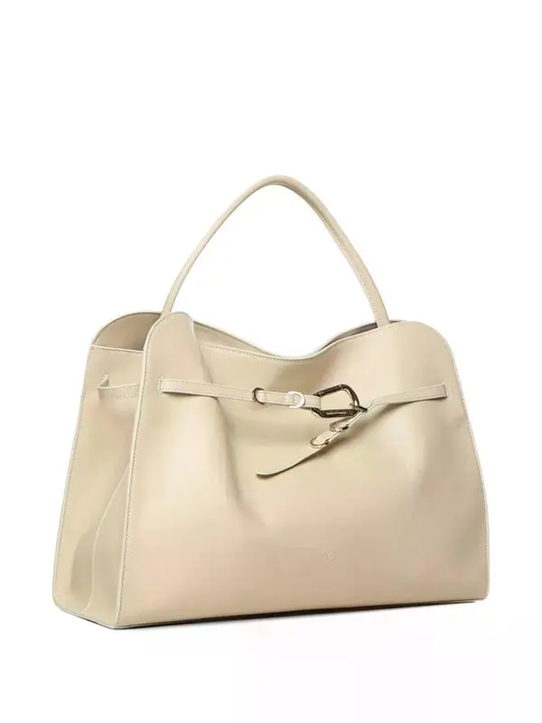 FRANCESCO BIASIA Leather Tote Bag With Buckle