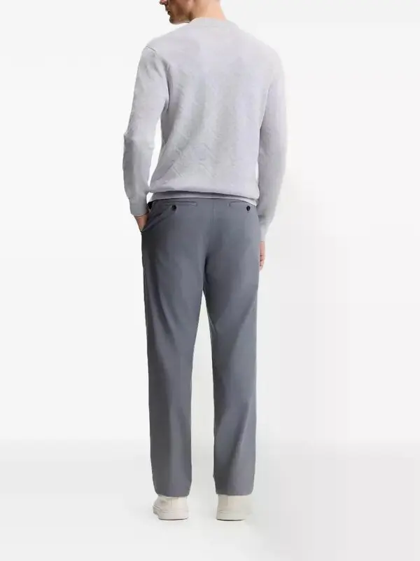 Shanghai Tang V-neck Patterned Sweater