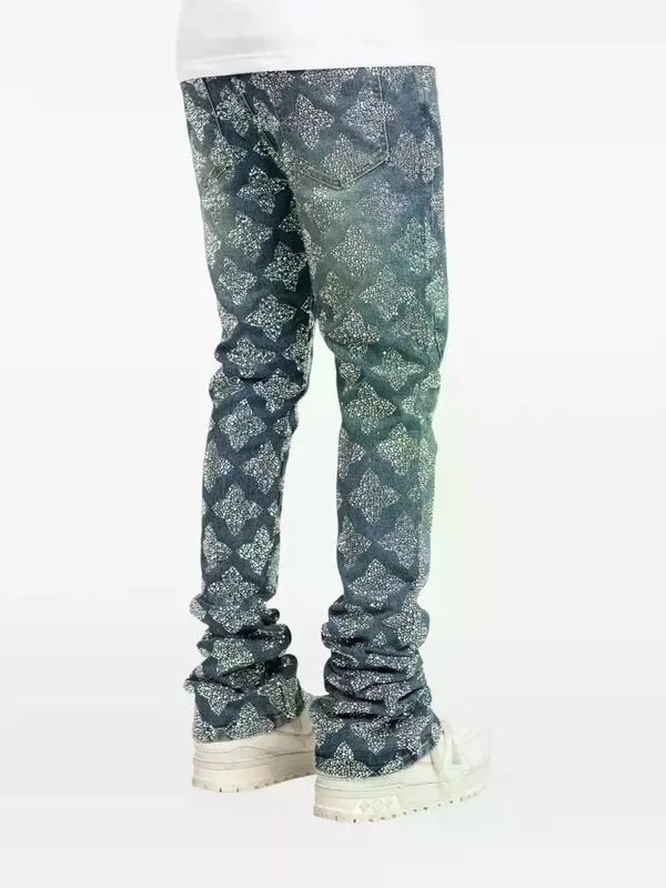 GUAPI Crystal-embellished Jeans