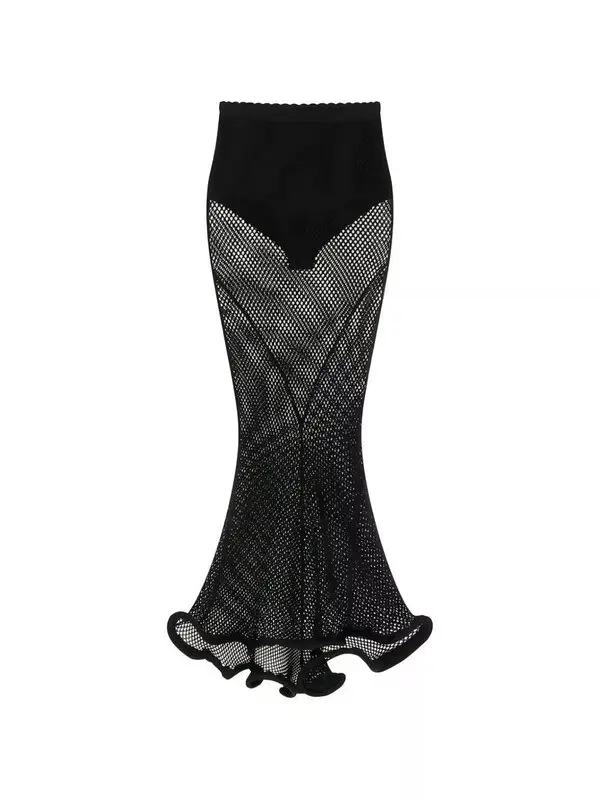 Givenchy Kickback Ruffled Midi Skirt