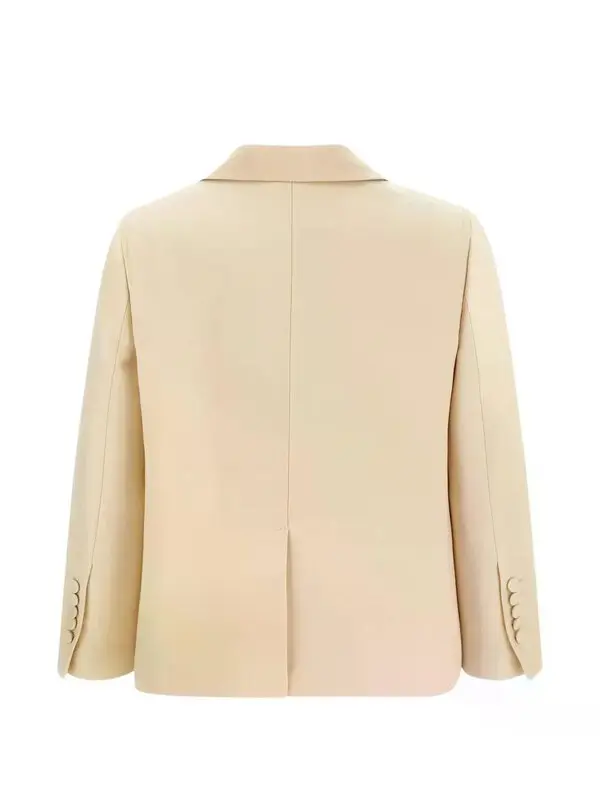 Fendi Double-breasted Blazer With Silk Lapels