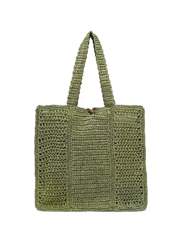 GIANNI CHIARINI Nefeli Woven-straw Shoulder Bag