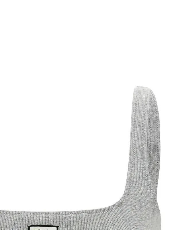 ENTIRE STUDIOS Ribbed Tank Top - Grey
