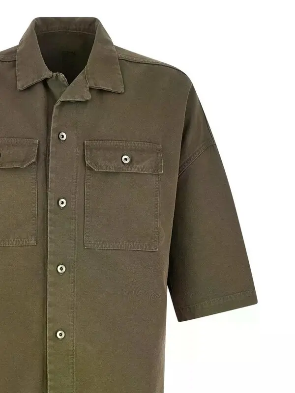 Rick Owens Magnum Tommy Front Button Pockets Shirt
