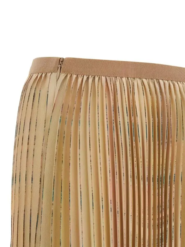 Fabiana Filippi Printed Pleated Skirt