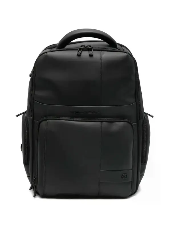 PIQUADRO Logo-lettering Backpack - Black