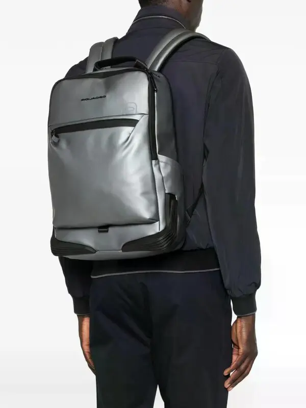 PIQUADRO Corner 2.0 Backpack - Silver