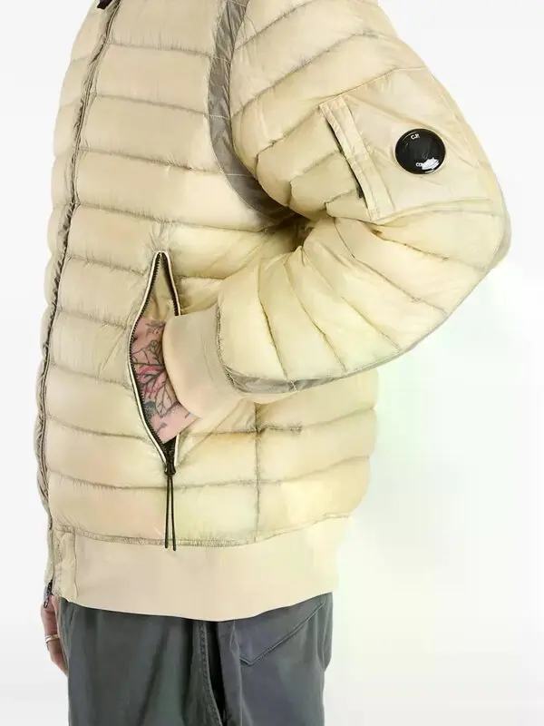 C.P. COMPANY Hooded Puffer Bomber Jacket