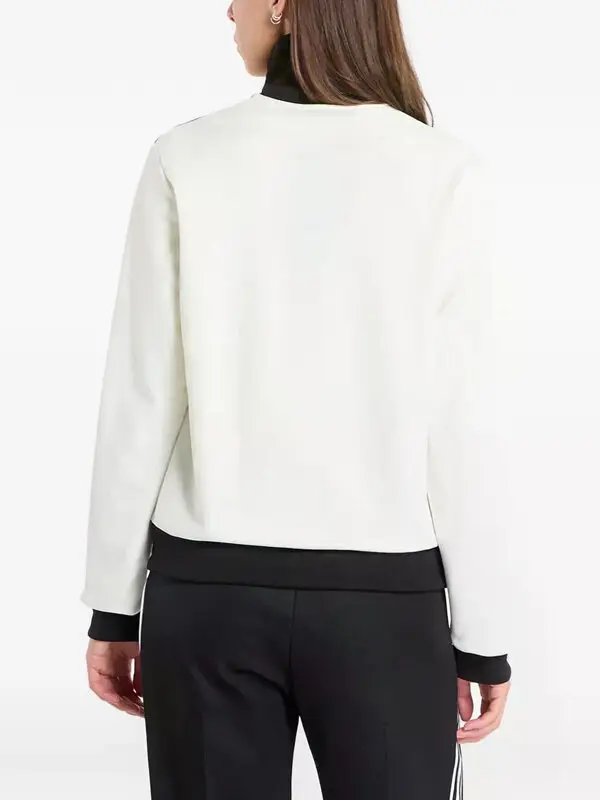 Adidas Classic Zip-up Sweatshirt - White