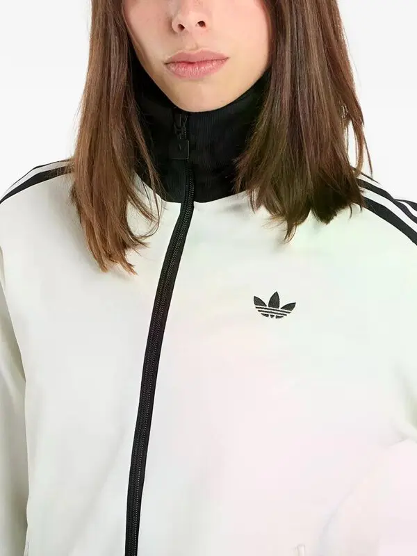 Adidas Classic Zip-up Sweatshirt - White