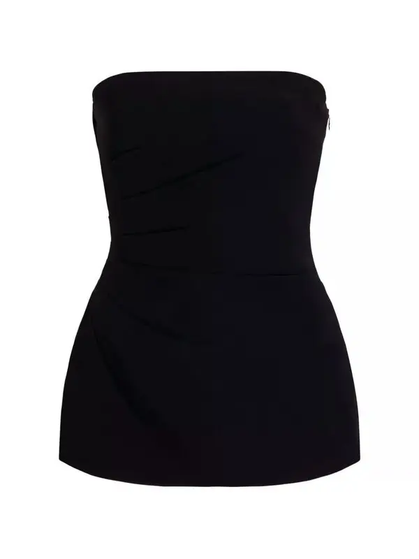 Proenza Schouler Draped Strapless Top - Black