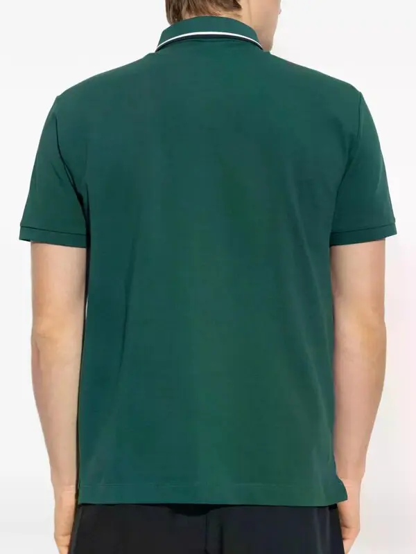 EA7 Logo-print Polo Shirt - Green