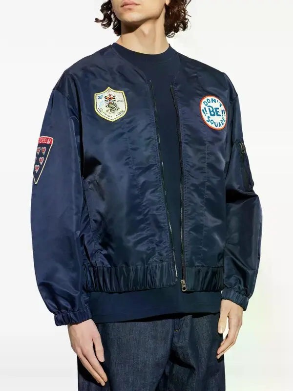 Kenzo Logo-patch Bomber Jacket