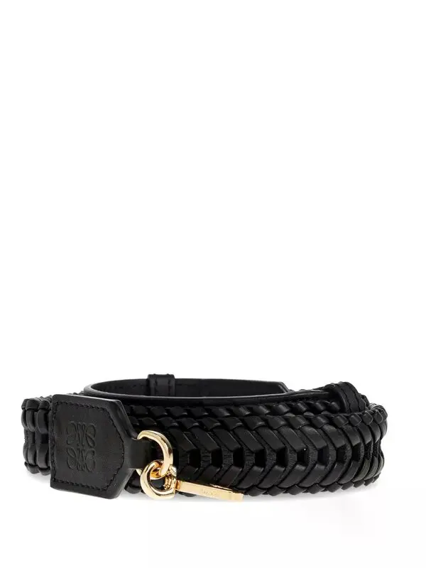 Loewe Braided Bag Strap - Black