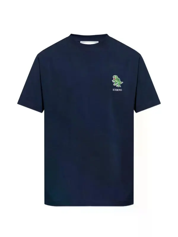 Iceberg Dinosaur Logo T-shirt - Blue