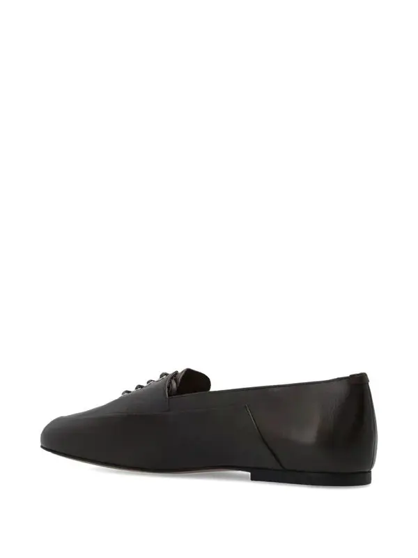 JIL SANDER Lace-up Leather Sneakers - Brown
