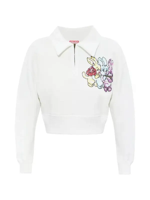 Kenzo Cartoon Polo Shirt - White