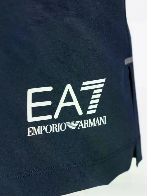 EA7 Logo-print Shorts