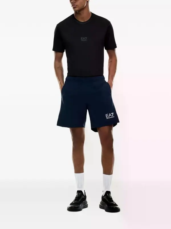 EA7 Logo-print Shorts