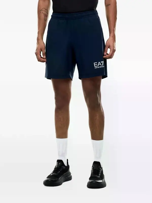 EA7 Logo-print Shorts