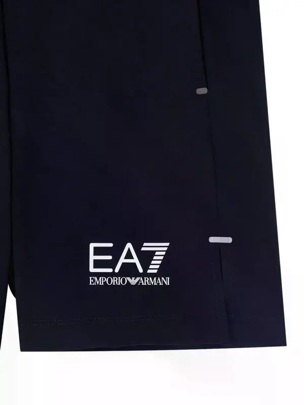 EA7 Logo-print Shorts