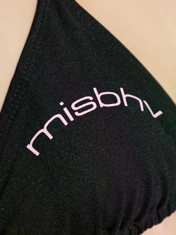 MISBHV Logo-detail Bikini Top