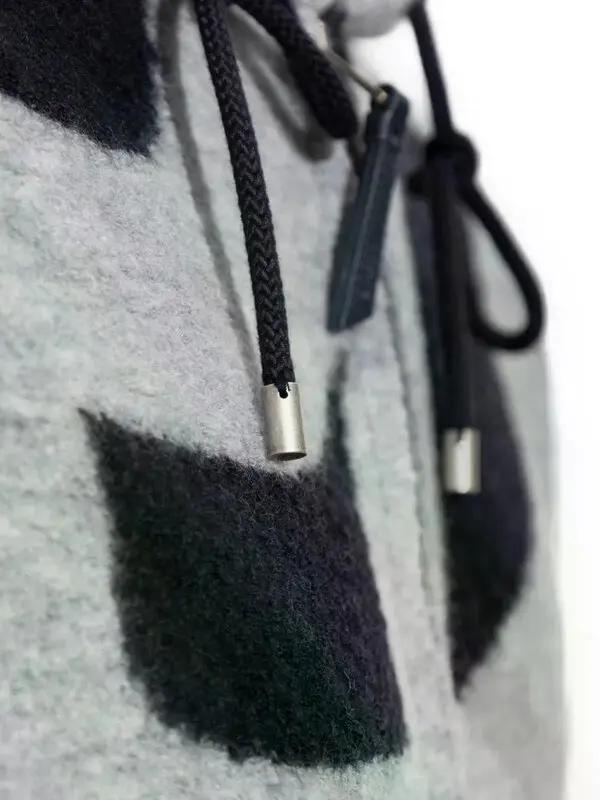 Loewe Patterned Zip-fastening Sweatshirt - Blue