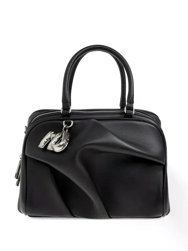 Marc Jacobs Mini Wave Leather Tote Bag - Black