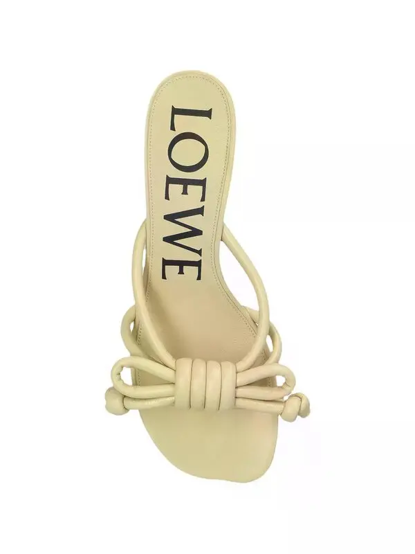 Loewe Flamenco Knot Strap Sandals - Neutrals