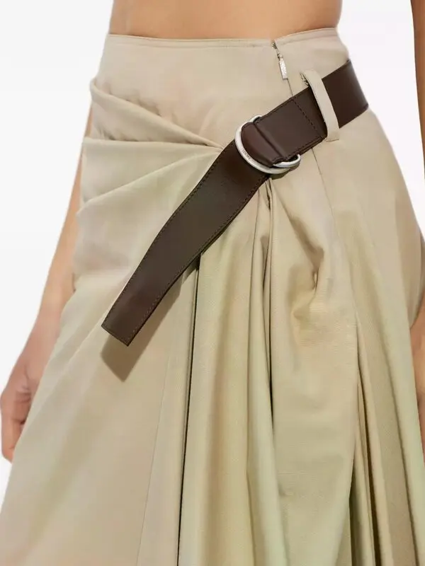 Loewe Belted Asymmetric Midi Skirt