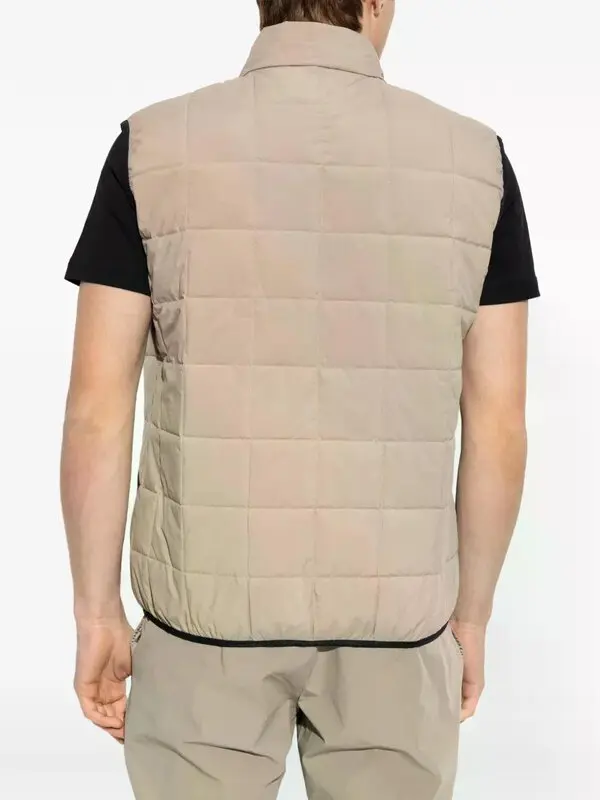 EA7 Quilted Gilet With Logo Patch