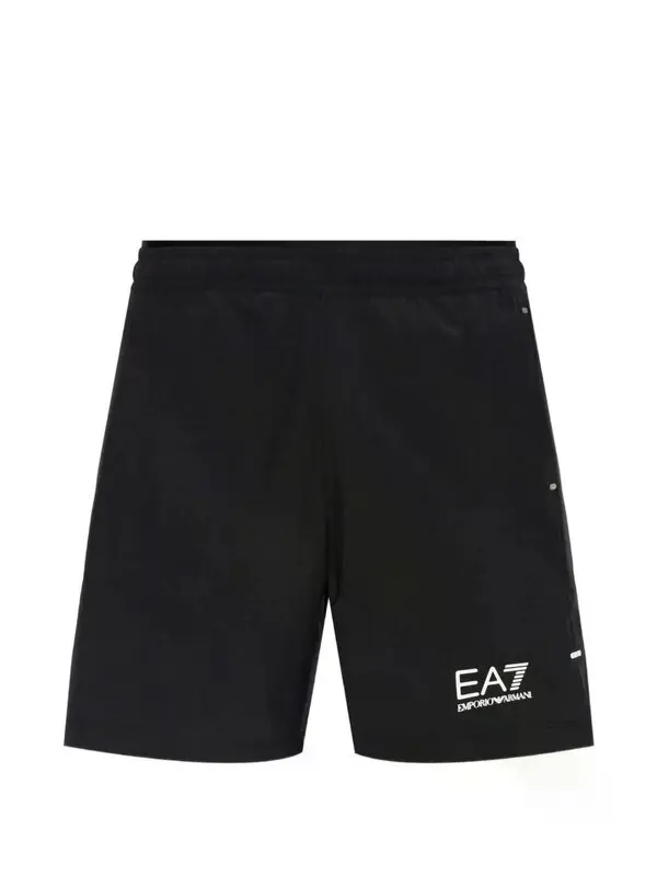 EA7 Logo-print Shorts