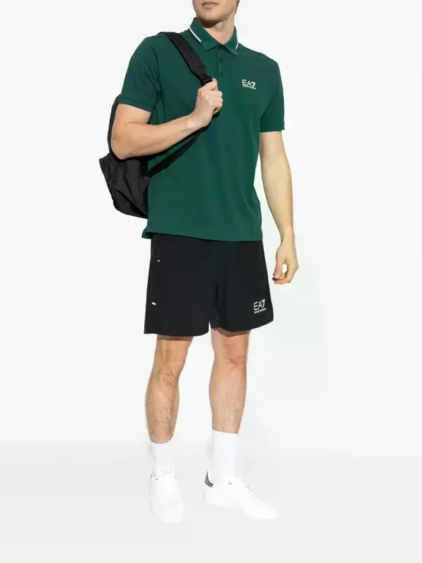 EA7 Logo-print Shorts