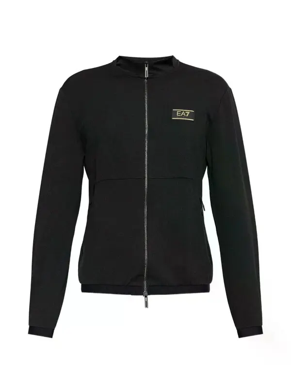 Emporio Armani Zip-up Sweatshirt - Black