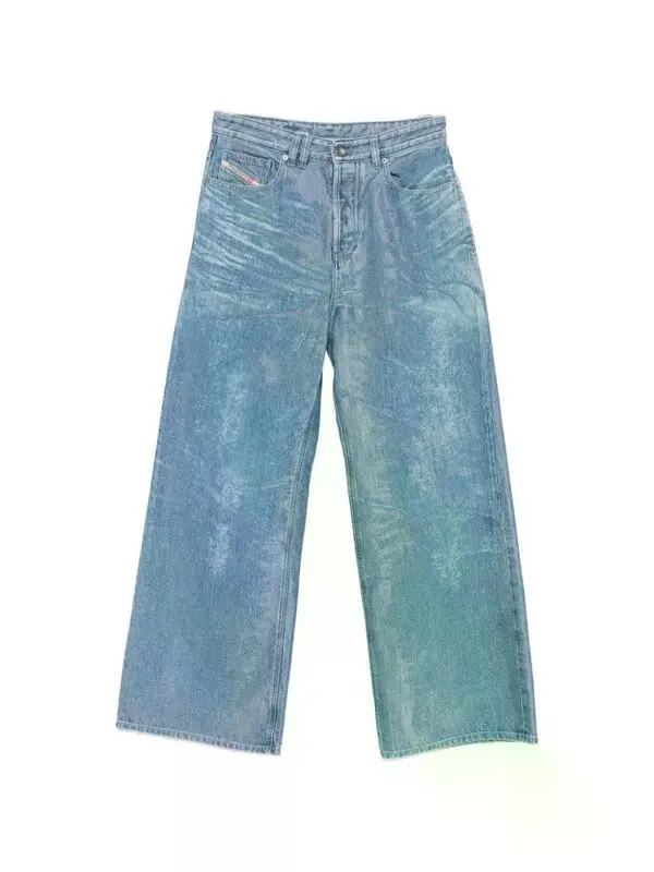 DIESEL Logo Patch Clear Jeans
