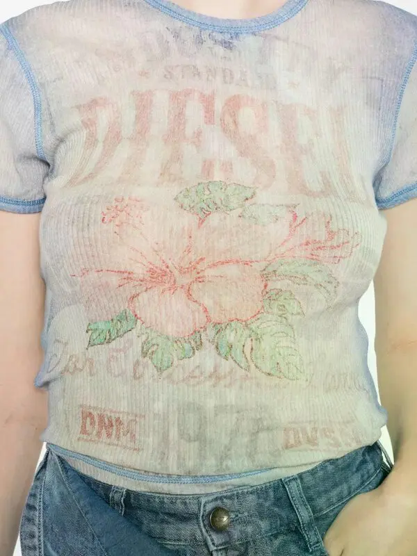 DIESEL® T-iana Floral Print T-shirt