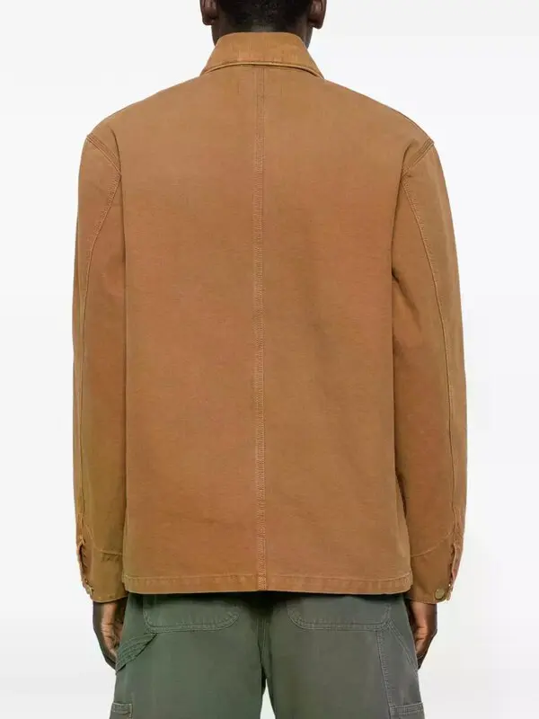 Carhartt Work In Progress Michigan Corduroy Collar Jacket - Brown