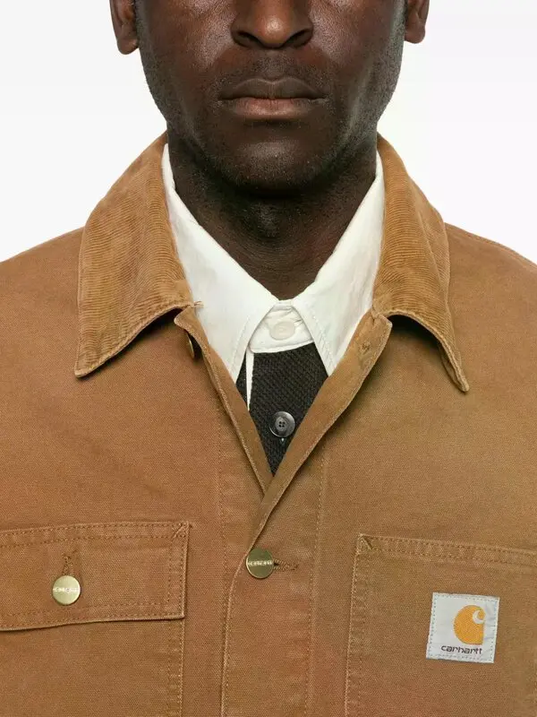 Carhartt Work In Progress Michigan Corduroy Collar Jacket - Brown