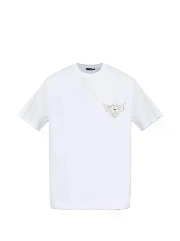Balmain Embellished T-shirt - White