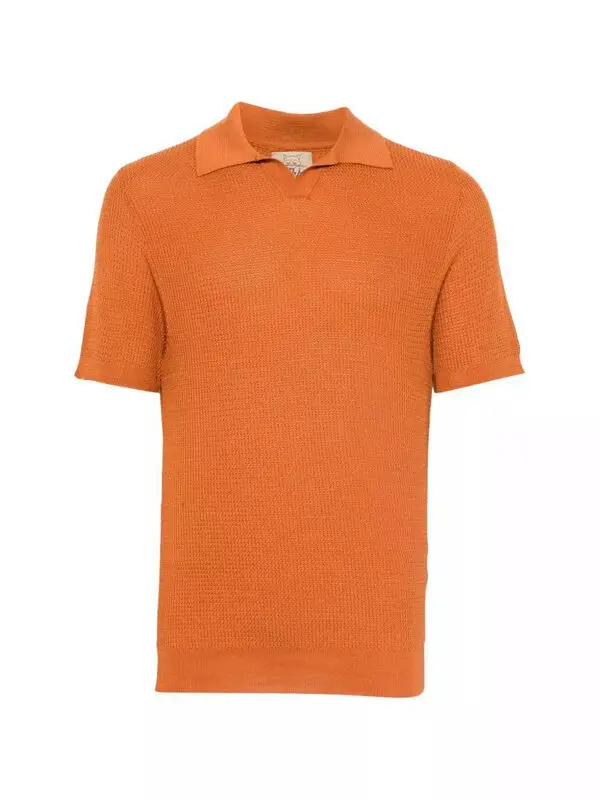 RAKKI Mercedess Polo-collar T-shirt - Orange