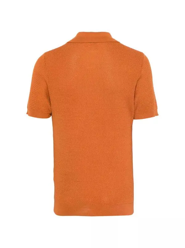RAKKI Mercedess Polo-collar T-shirt - Orange