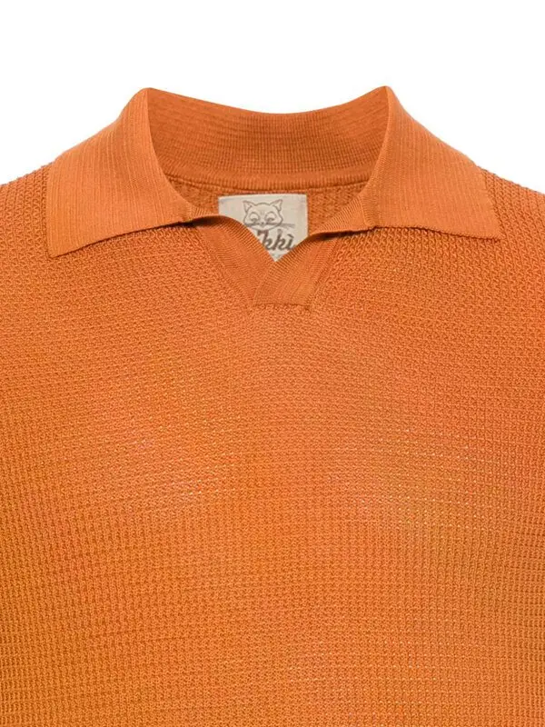 RAKKI Mercedess Polo-collar T-shirt - Orange