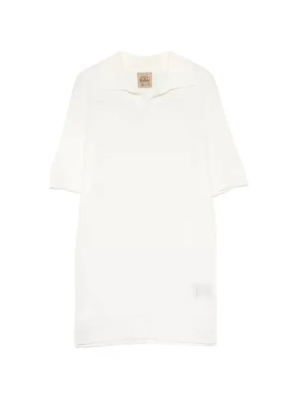 RAKKI Polo-collar T-shirt - White