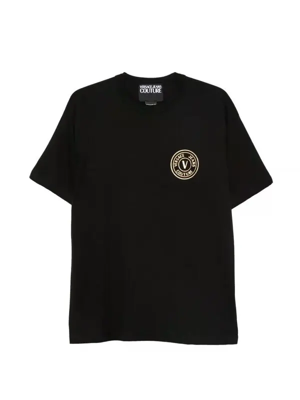 Versace Logo-detail T-shirt - Black