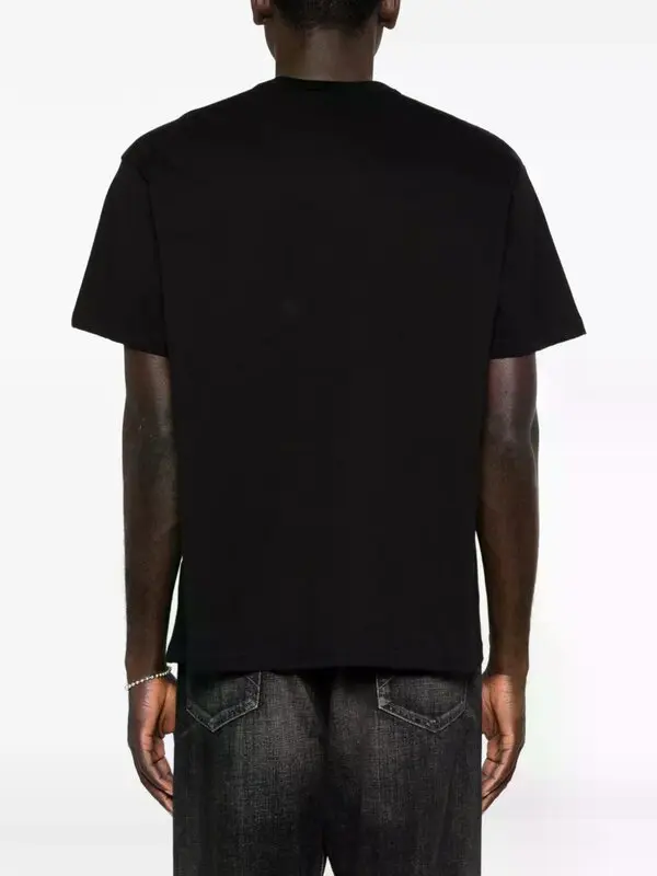 Versace Logo-detail T-shirt - Black