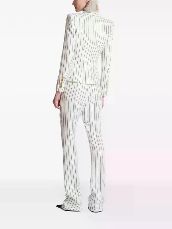 Balmain Double-breasted Striped Blazer