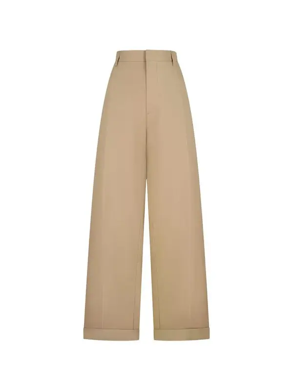 DARKPARK Danielle Wide-leg Trousers - Neutrals