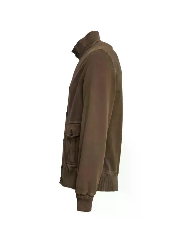 CIRCOLO 1901 Button Patch-pocket Jacket - Brown