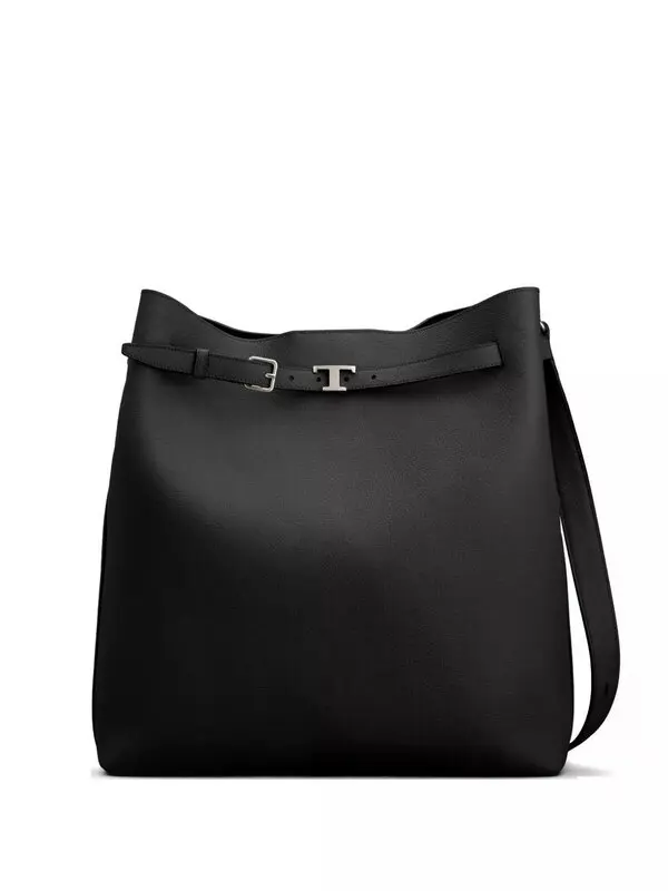 TOD'S Medium Detachable-pouch Tote Bag - Black